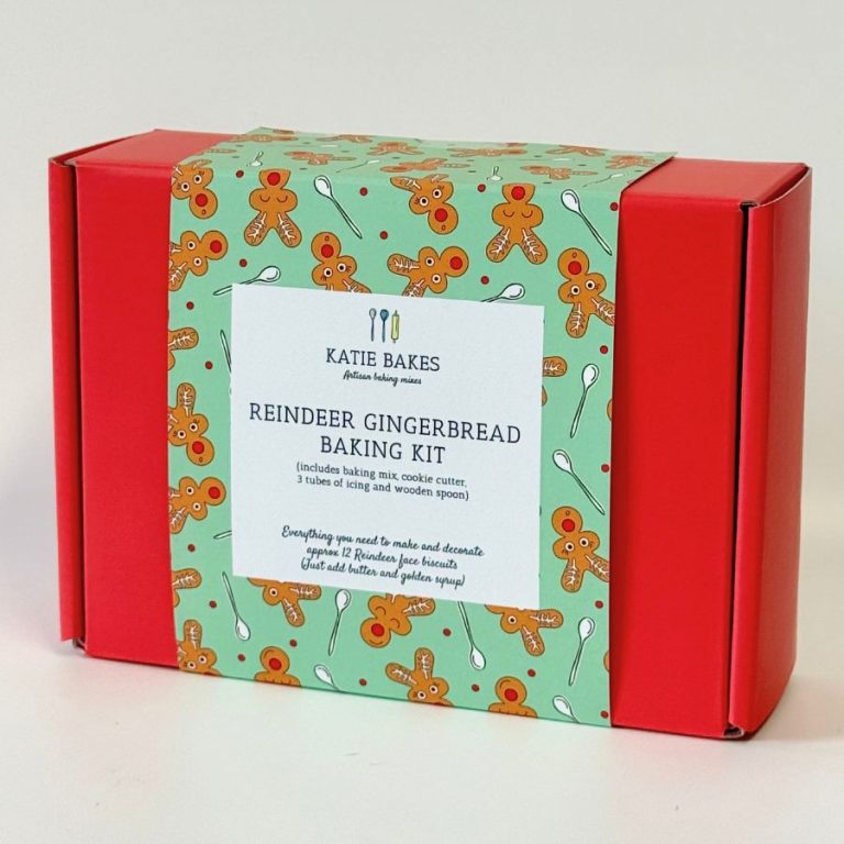 Christmas Baking Set- Reindeer Gingerbread Biscuit Baking Kit Gift Box