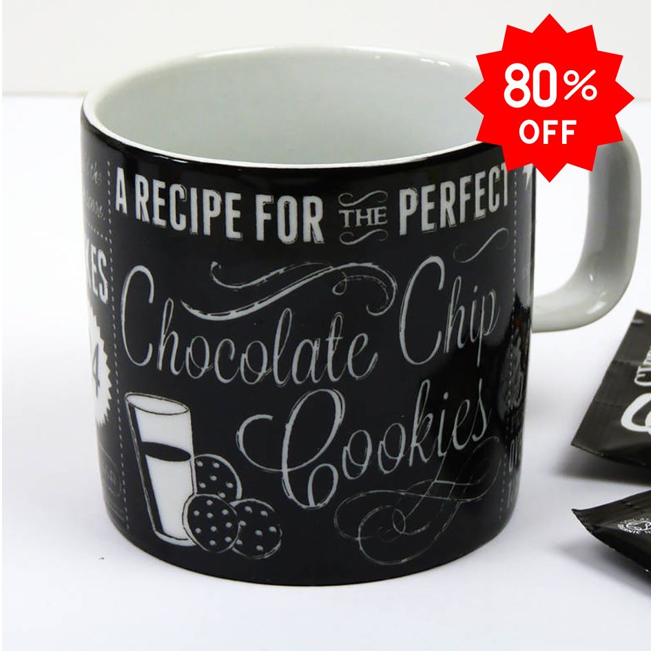 Chalkboard Design Mug - Baking Kits - Artisan Baking Gifts from Katie Bakes